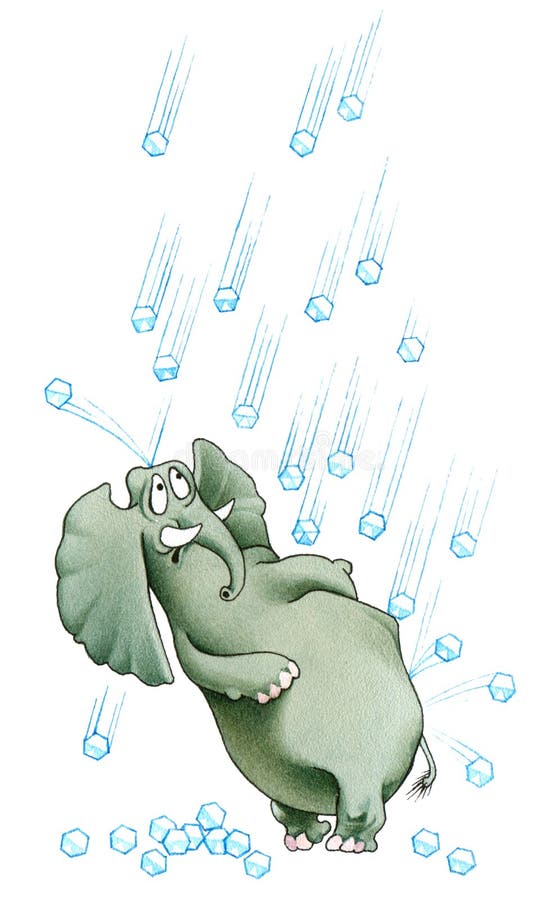 The Largest Hailstones in the World Stock Illustration - Illustration ...