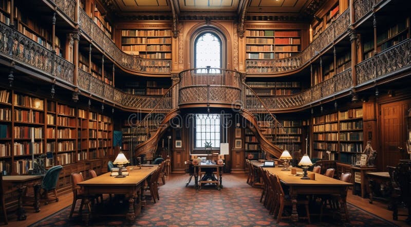 Largest Library, Library Background, Modern Designed Library, Much More ...