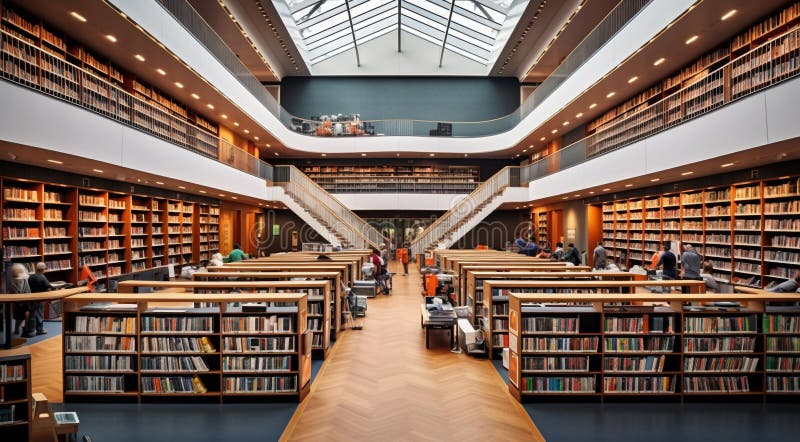 Largest Library, Library Background, Modern Designed Library, Much More ...