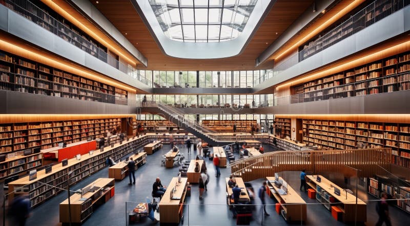 Largest Library, Library Background, Modern Designed Library, Much More ...