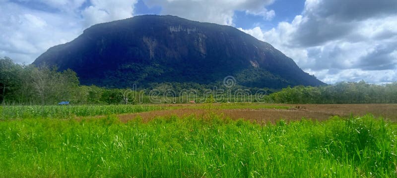 The Largest Monolith Stone in the World, Indonesia, Kalimantan? Stock ...
