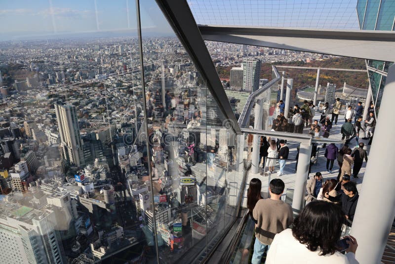 A Largest Rooftop Viewing Space in Tokyo Nov 29 2023 Editorial Image ...