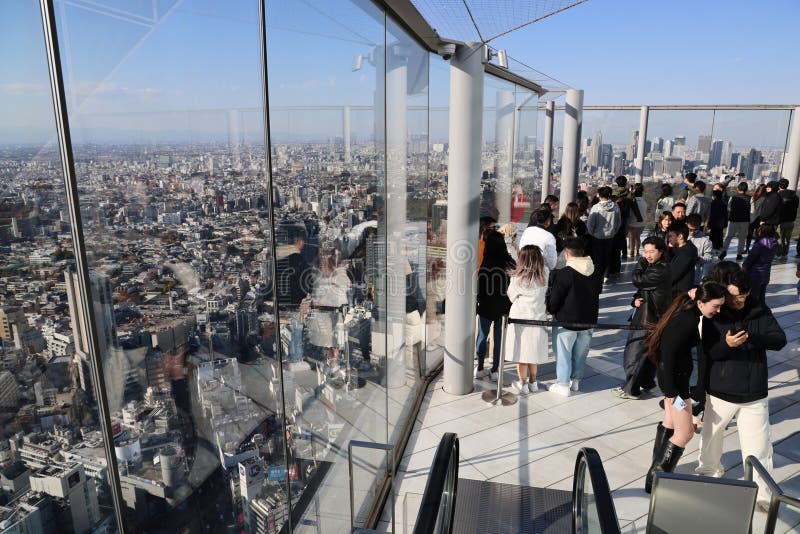 A Largest Rooftop Viewing Space in Tokyo Nov 29 2023 Editorial Stock ...