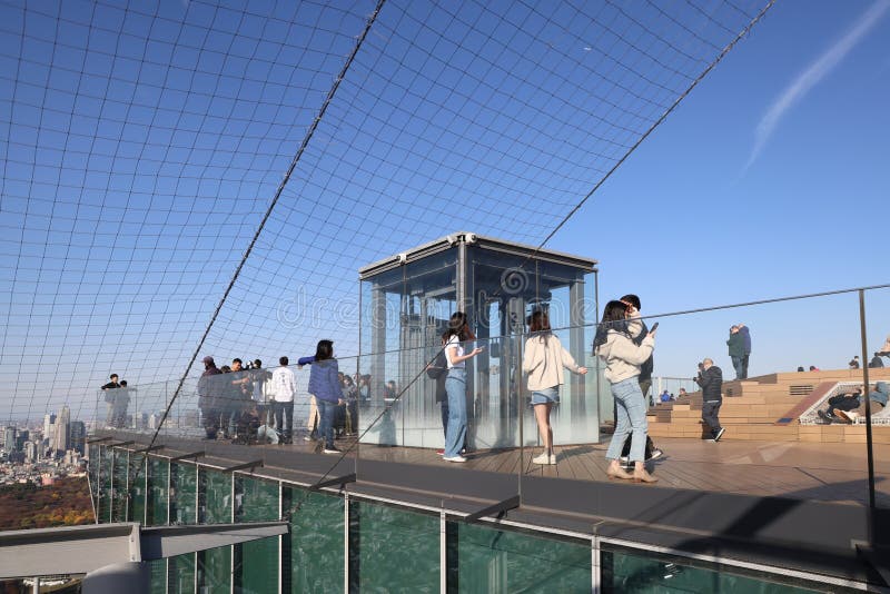 A Largest Rooftop Viewing Space in Tokyo Nov 29 2023 Editorial ...