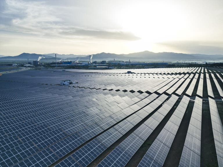 Largest Solar Farm in Turkey Ready for Use Stock Photo - Image of plant ...