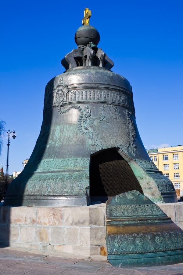 Tsar (king) Bell, Moscow Kremlin, Russia Stock Image - Image of ...