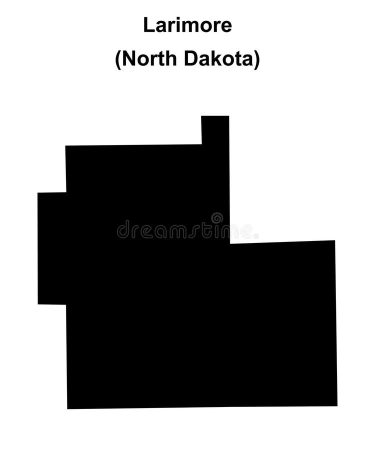 Larimore Outline Map Stock Illustrations – 1 Larimore Outline Map Stock ...