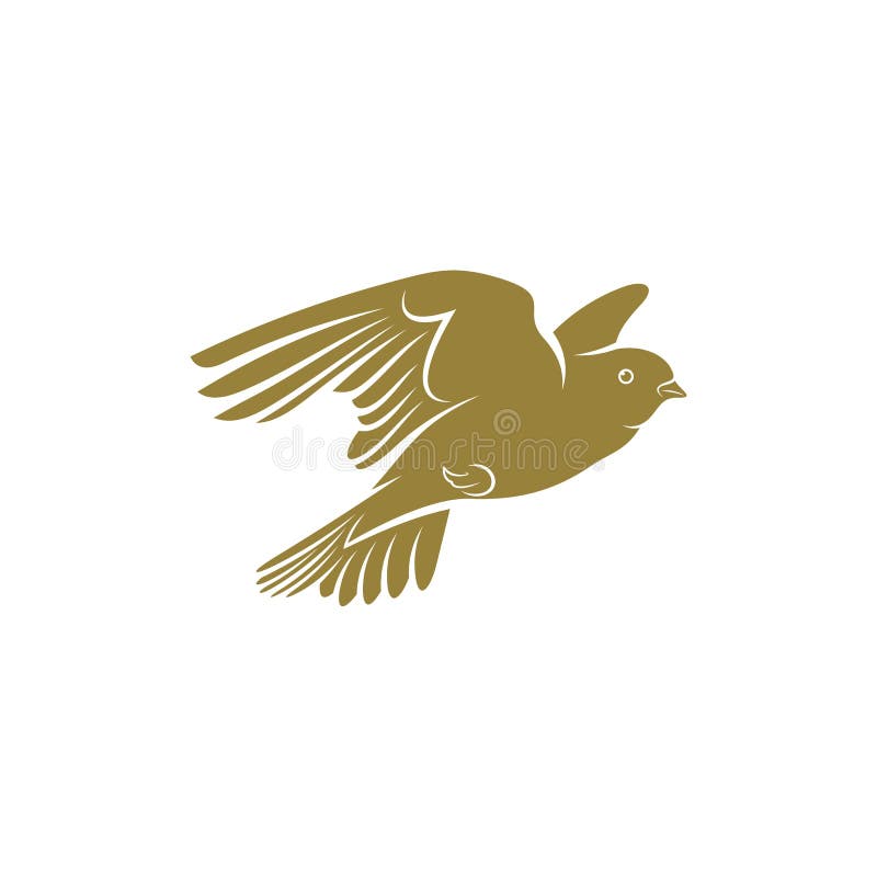 Lark Bird Design Vector Illustration, Creative Lark Bird Logo Design ...
