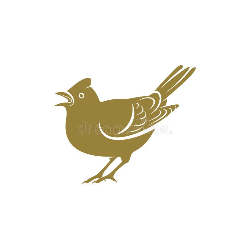Lark Bird Design Vector Illustration, Creative Lark Bird Logo Design ...