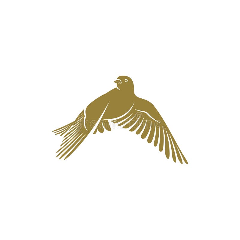 Lark Bird Design Vector Illustration, Creative Lark Bird Logo Design ...