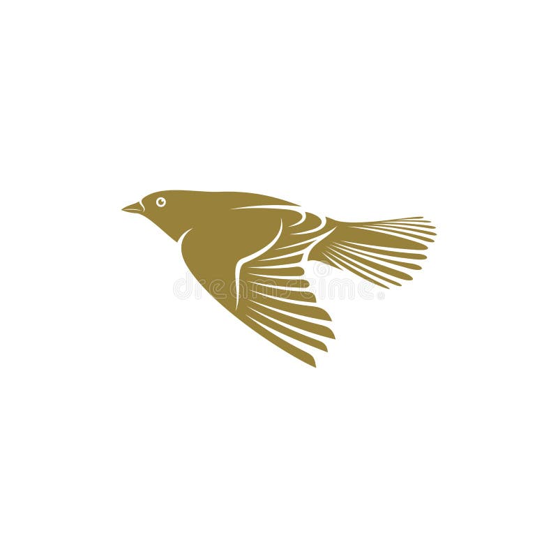 Lark Bird Design Vector Illustration, Creative Lark Bird Logo Design ...