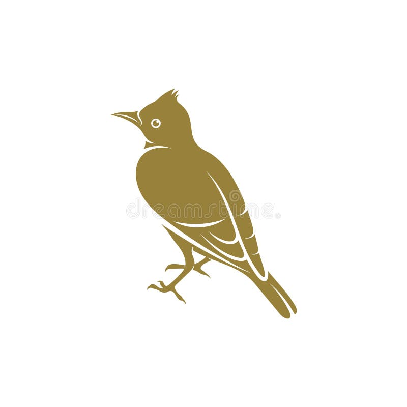 Lark Bird Design Vector Illustration, Creative Lark Bird Logo Design ...