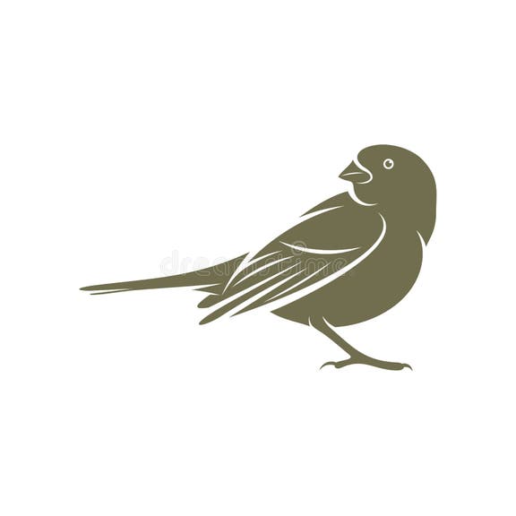 Lark Bird Logo Design Vector. Icon Symbol. Template Illustration Stock ...