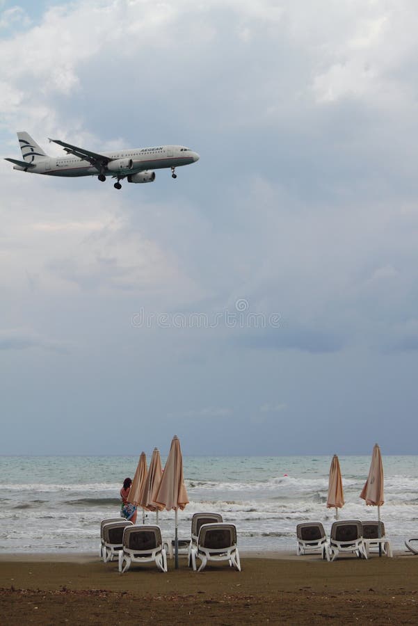 Larnaca, Cyprus - Oct 24, 2019: on Mackenzie Beach Editorial Stock ...