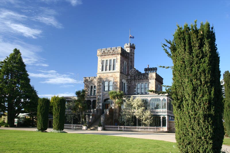 Larnach Castle, New Zealand Stock Image - Image of travel, enchanting ...
