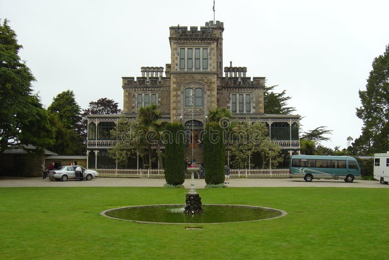 Larnach Castle, New Zealand Stock Photo - Image of knight, water: 1584692