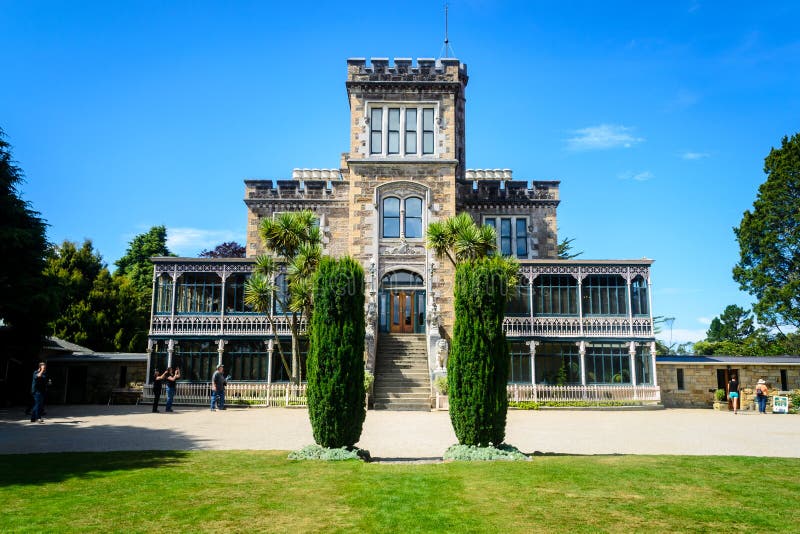 Larnach Castle, New Zealand Editorial Stock Photo - Image of palace ...