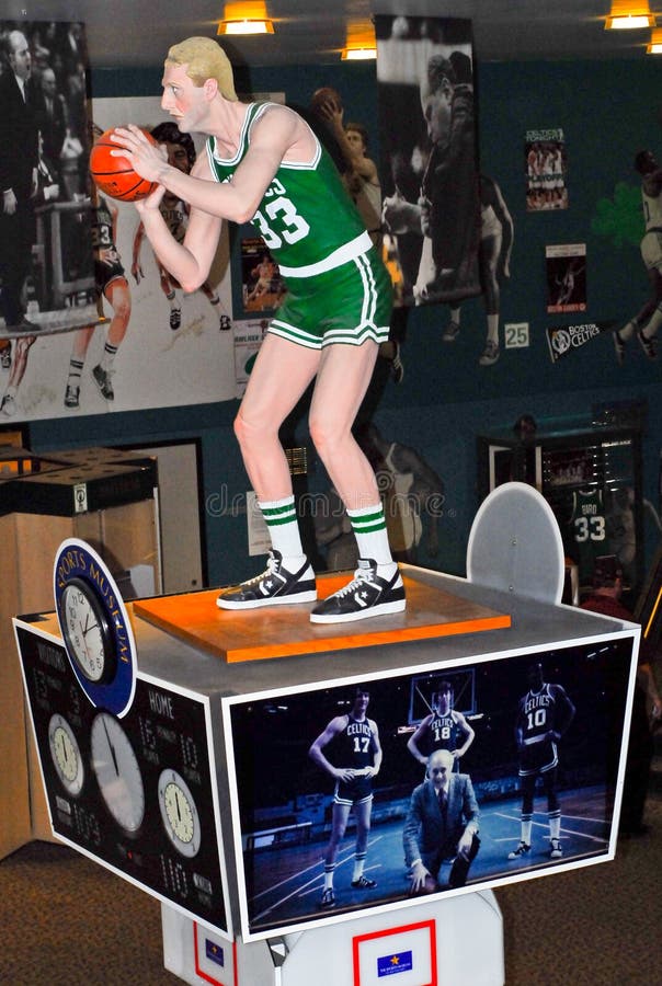 Larry Bird Wooden Carved Statue Editorial Image - Image of national ...