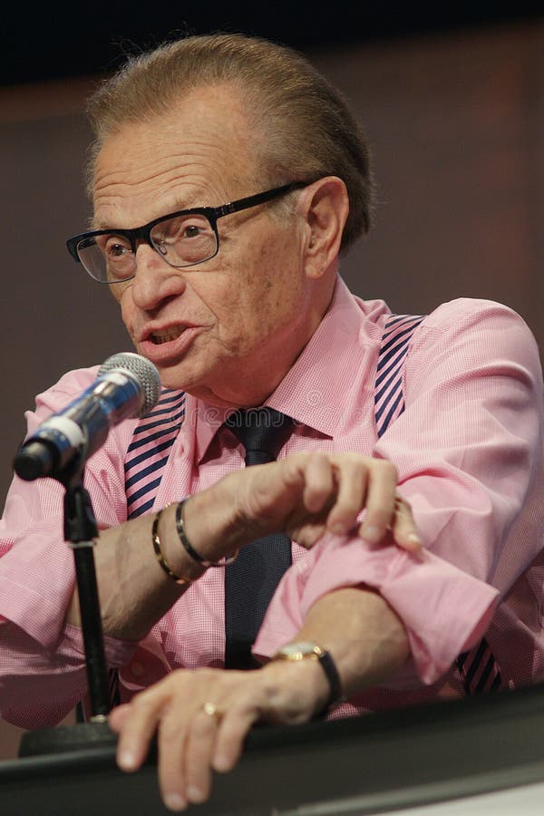 Larry King editorial photo. Image of internet, king, host - 27803766