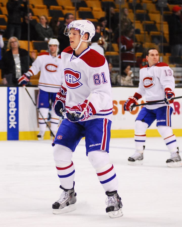 Lars Eller Montreal Canadiens Editorial Image - Image of stick, helmet ...