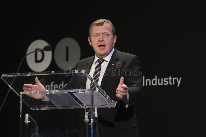 LARS LOKKE RASMUSSEN_PRESS LUNCH Editorial Photo - Image of economy ...