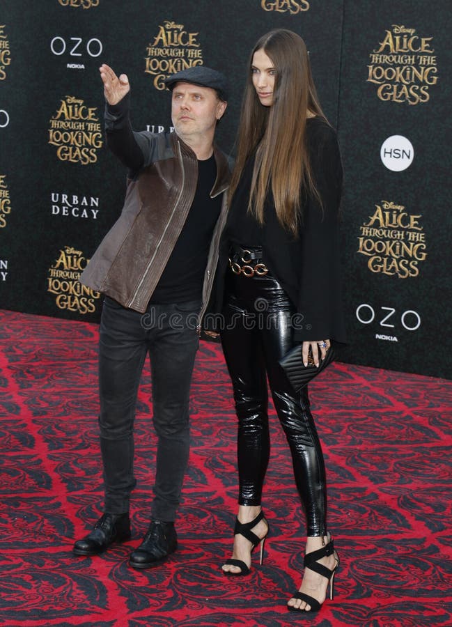 Lars Ulrich Et Jessica Miller Photographie éditorial - Image du talent ...