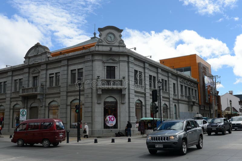 Arquitectura Histórica De Punta Arenas, Chile Foto de archivo editorial - Imagen de patagonia ...
