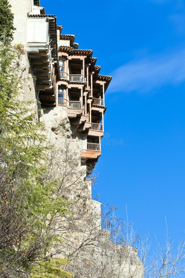 Las Casas Colgadas in Cuenca, Spanje Stock Foto - Image of plaats ...