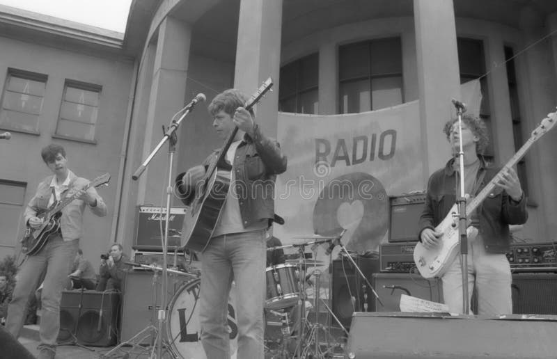 The Las in Concert Trinity College Dublin Ireland 1989 Editorial Image ...