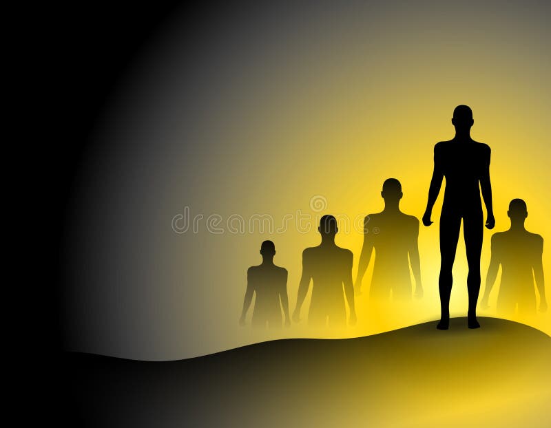 Silueta humana stock de ilustración. Ilustración de humano - 13995025