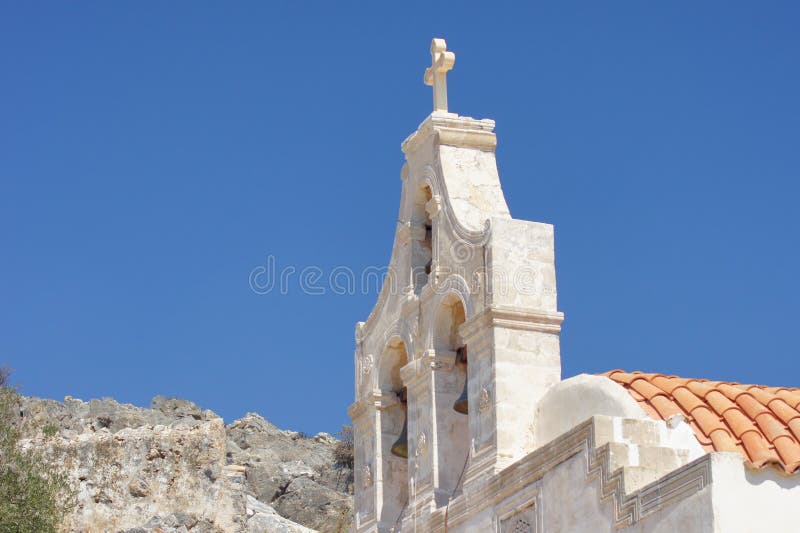 Las Cruces De Las Iglesias Griegas Foto de archivo - Imagen de cultura ...