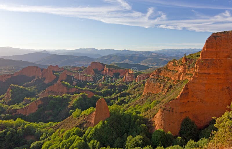 Las Medulas stock photo. Image of medulas, excavation - 26386172
