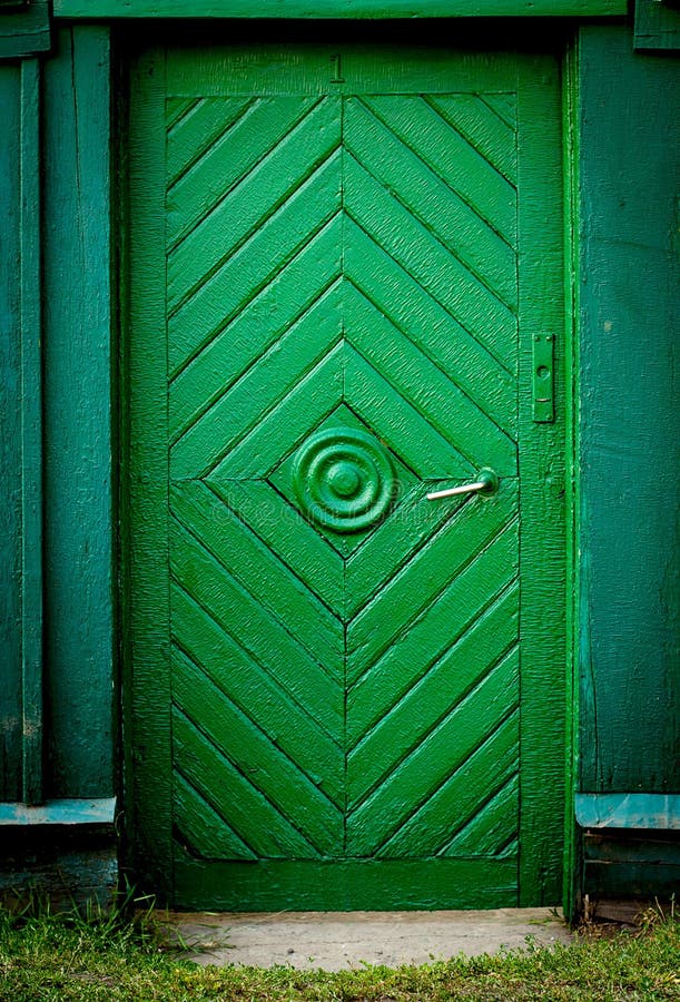 Las Puertas De Madera Del Viejo Vintage Imagen De Archivo Imagen De