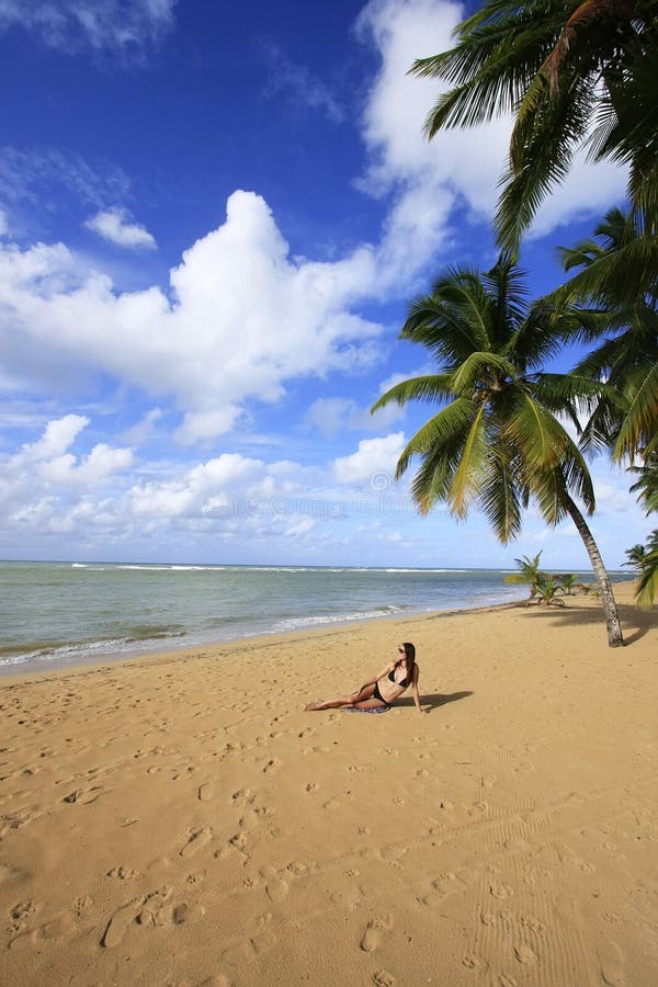 Las Terrenas Beach, Samana Peninsula Stock Photo - Image of hispaniola ...
