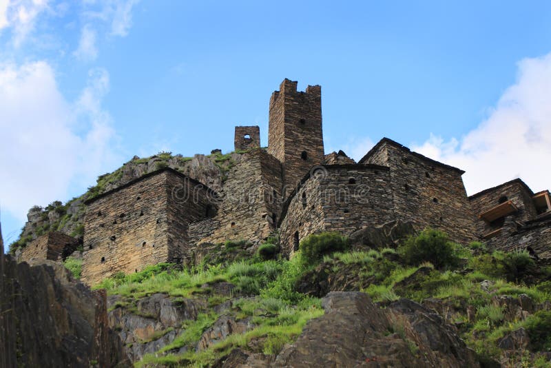 Las Torres De Mutso, Georgia Imagen de archivo - Imagen de georgia ...