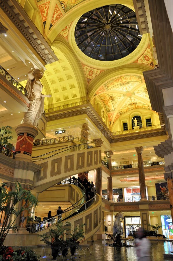 Las Vegas Caesars Palace editorial stock photo. Image of impressive ...