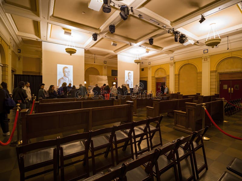 Interior View of the Mob Museum Editorial Stock Image - Image of indoor ...