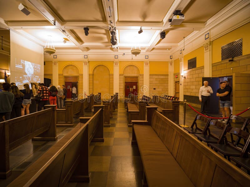 Interior View of the Mob Museum Editorial Image - Image of travel ...