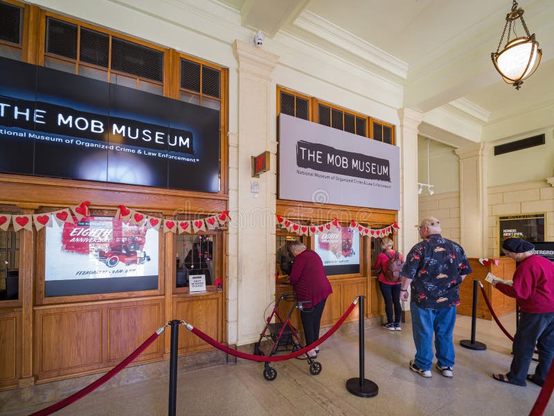 Interior View of the Mob Museum Editorial Photography - Image of museum ...