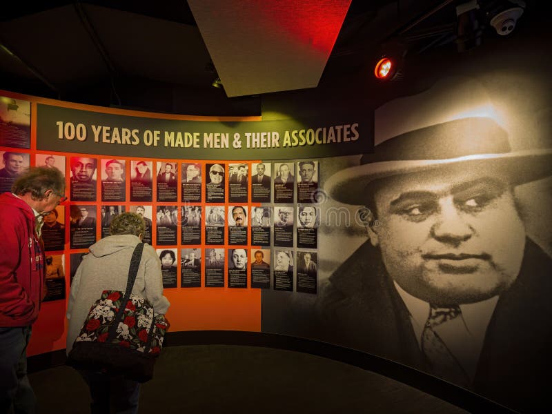 Interior View of the Mob Museum Editorial Photography - Image of clark ...