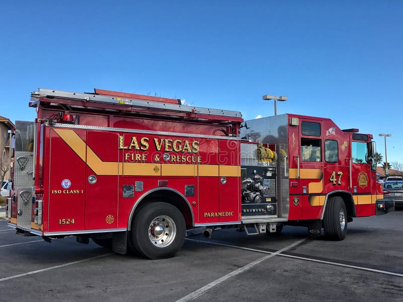 Las Vegas Fire and rescue editorial photo. Image of fire - 142114306
