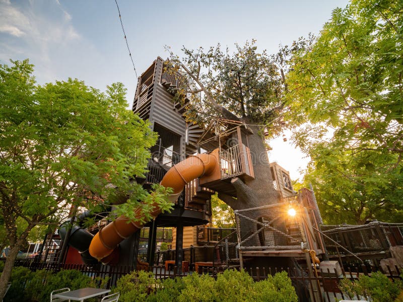 Beautiful Building of Downtown Container Park at Downtown Las Vegas ...