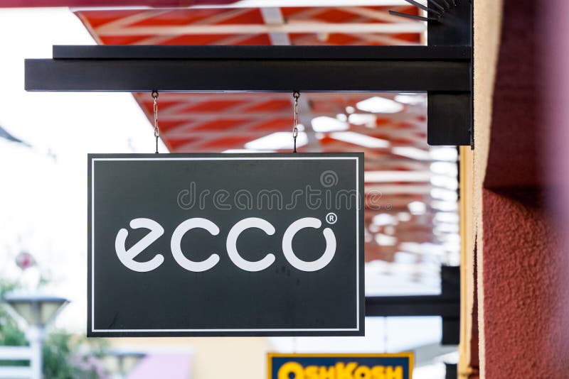 LAS VEGAS, NEVADA - August 22nd, 2016: Ecco Logo on Store Front ...