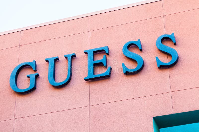 LAS VEGAS, NEVADA - August 22nd, 2016: Guess Logo on Store Front ...