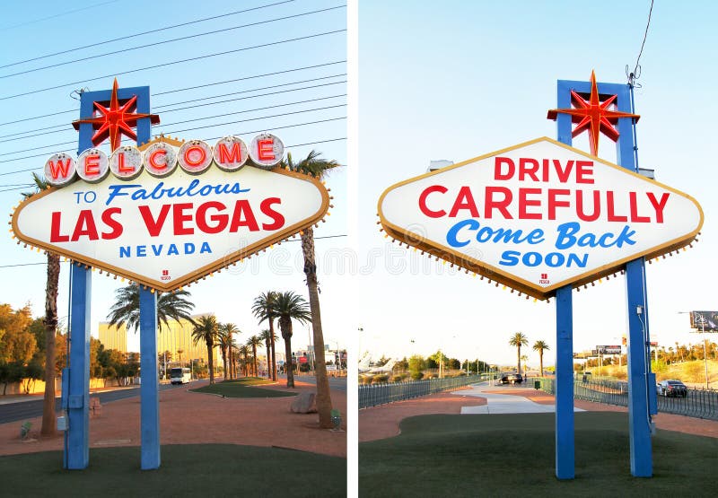 Las Vegas sign editorial photography. Image of lights - 25903467