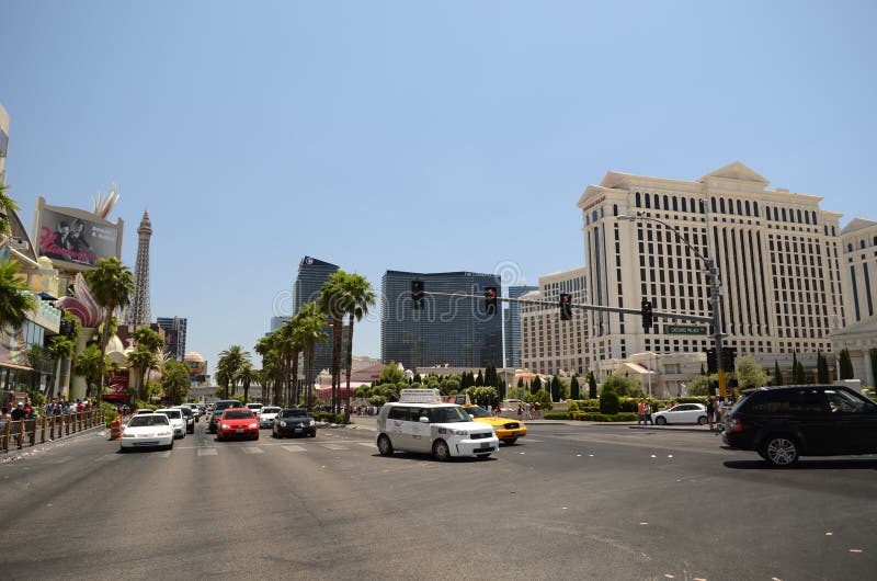Las Vegas strip editorial image. Image of eiffel, buildings - 35190315