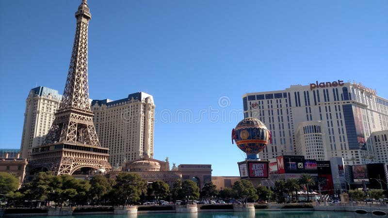 Las Vegas Strip. USA. Daytime View of City Editorial Image - Image of ...