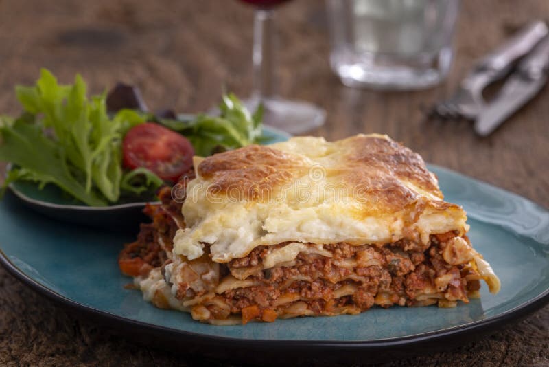 Lasagna stock image. Image of cooking, mixed, italian - 178900705