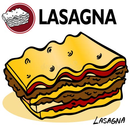 Lasagna Drawing Stock Illustrations – 534 Lasagna Drawing Stock ...