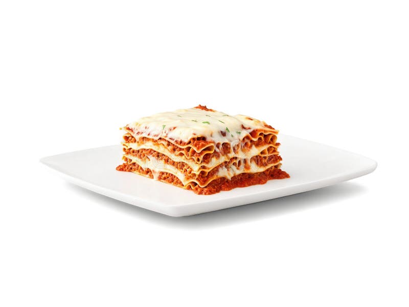 Lasagna Slice with Layers of Pasta, Meat Sauce, and Cheese, Oozing ...